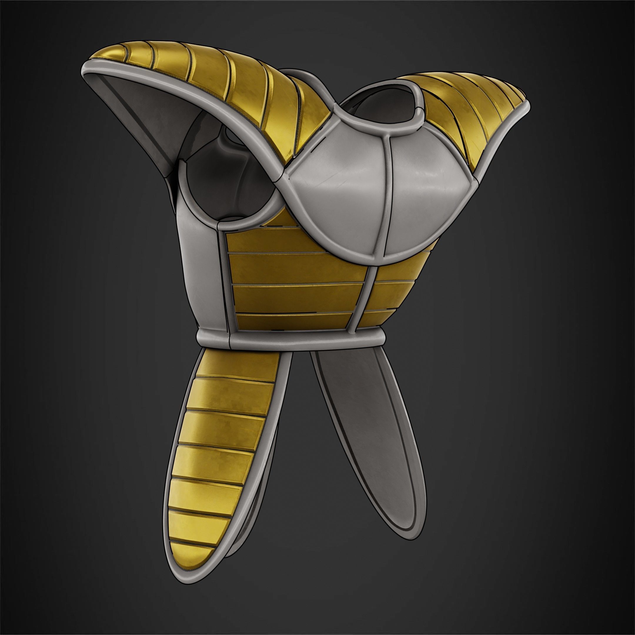 Dragon Ball Vegeta Saiyan Armor for Cosplay 3D model 3D printable ...