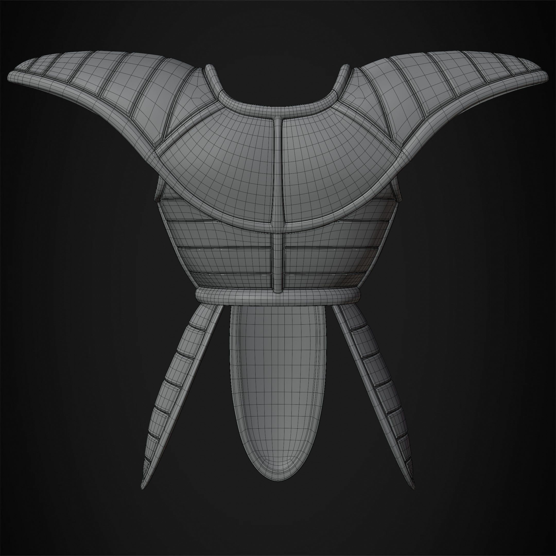 Dragon Ball Vegeta Saiyan Armor for Cosplay 3D model 3D printable ...