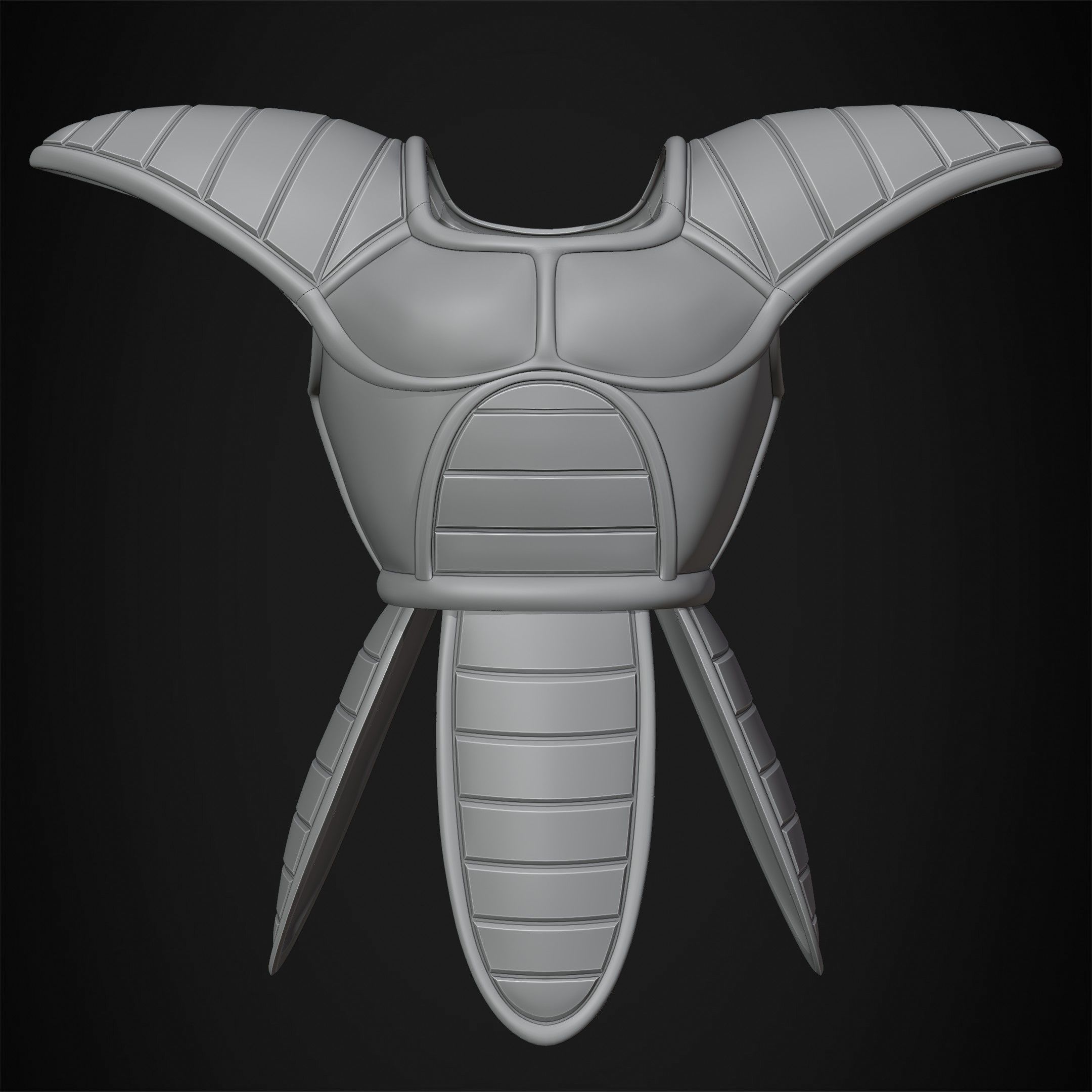 Dragon Ball Vegeta Saiyan Armor for Cosplay 3D model 3D printable ...