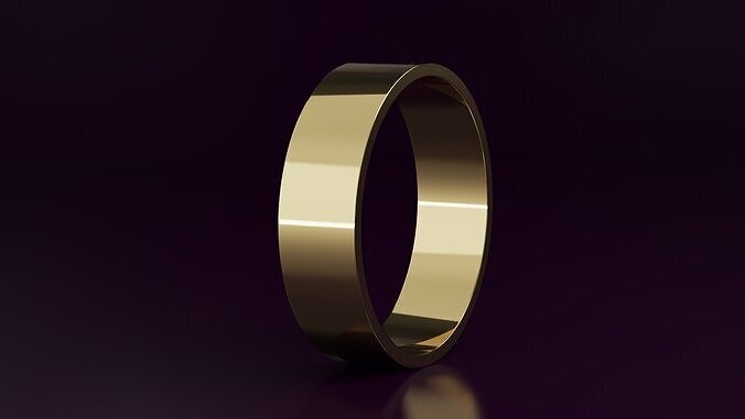 plain Ring N05 free 3D model 3D printable | CGTrader