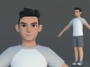 3D model Michael Cartoon Man Character VR / AR / low-poly | CGTrader