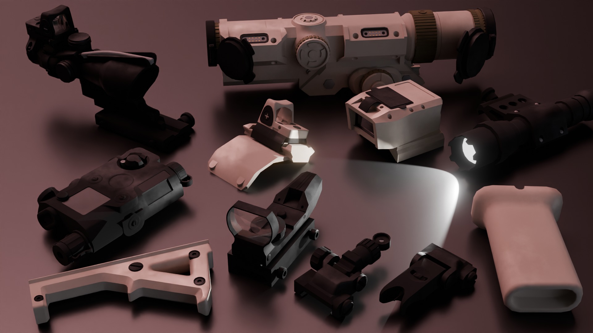 3D model XM7 SIG MCX Spear VR / AR / low-poly | CGTrader