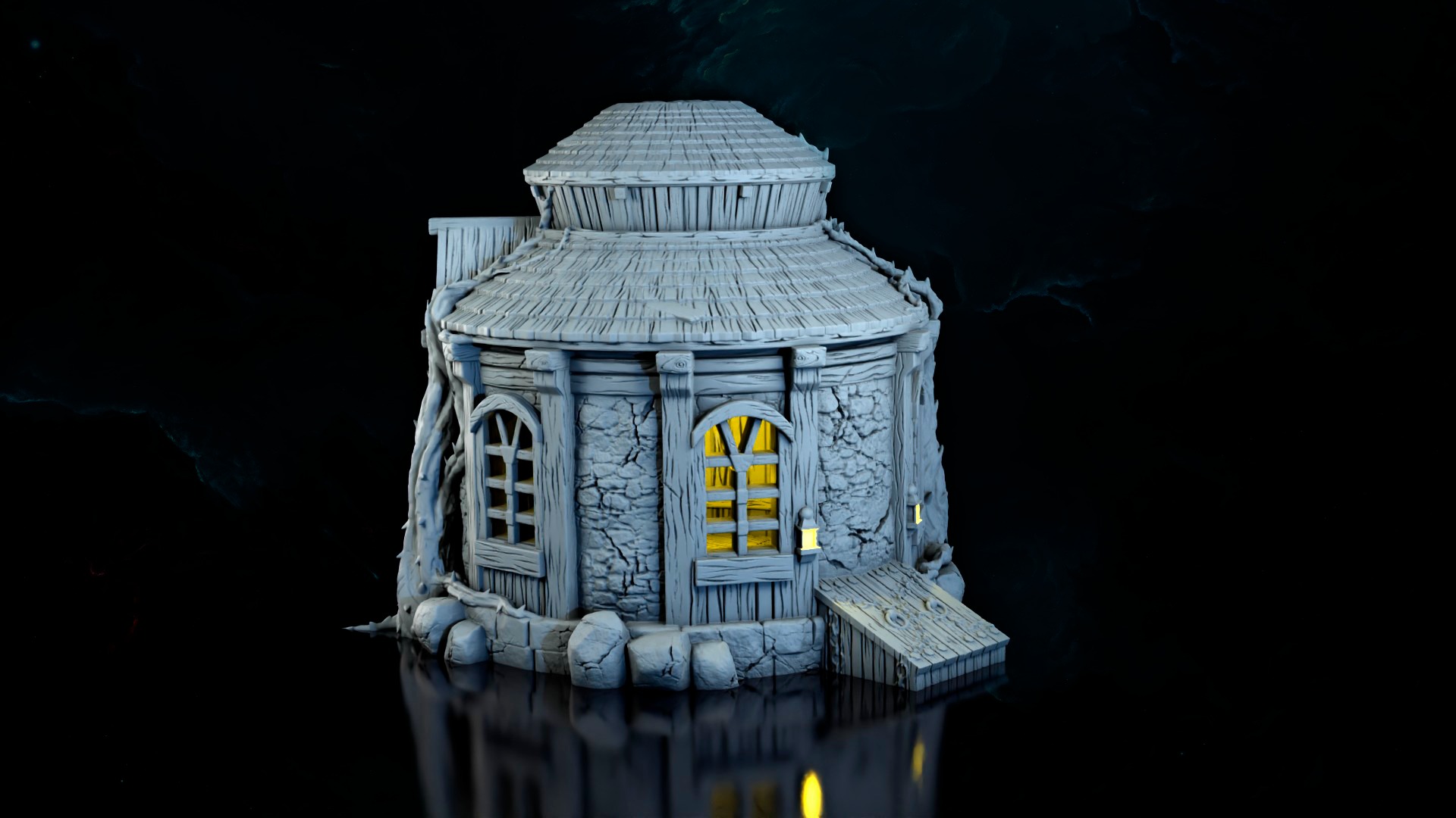 The Roundhouse 3D model 3D printable | CGTrader