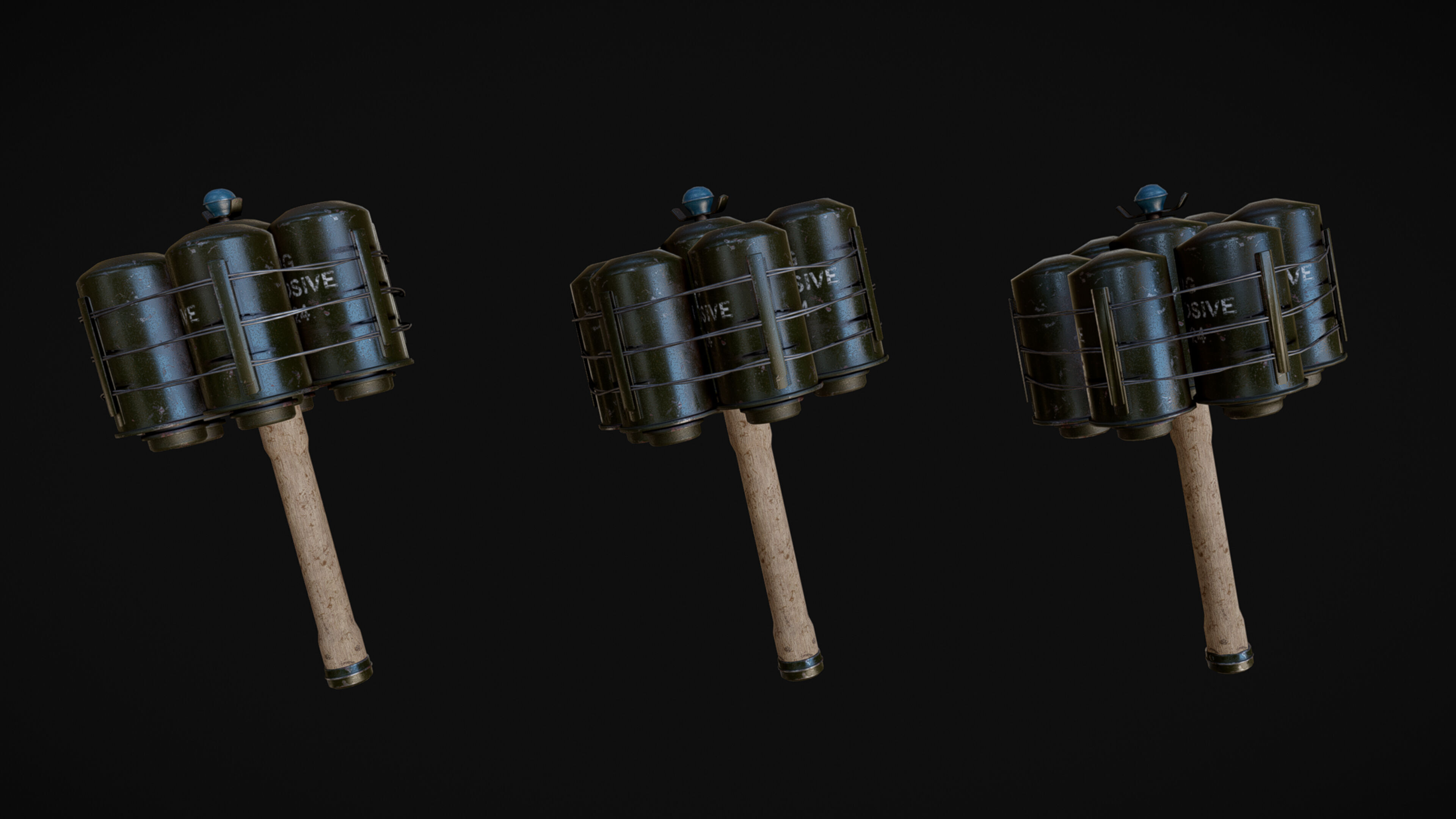 German M24 Anti-Tank Grenade 3D model | CGTrader