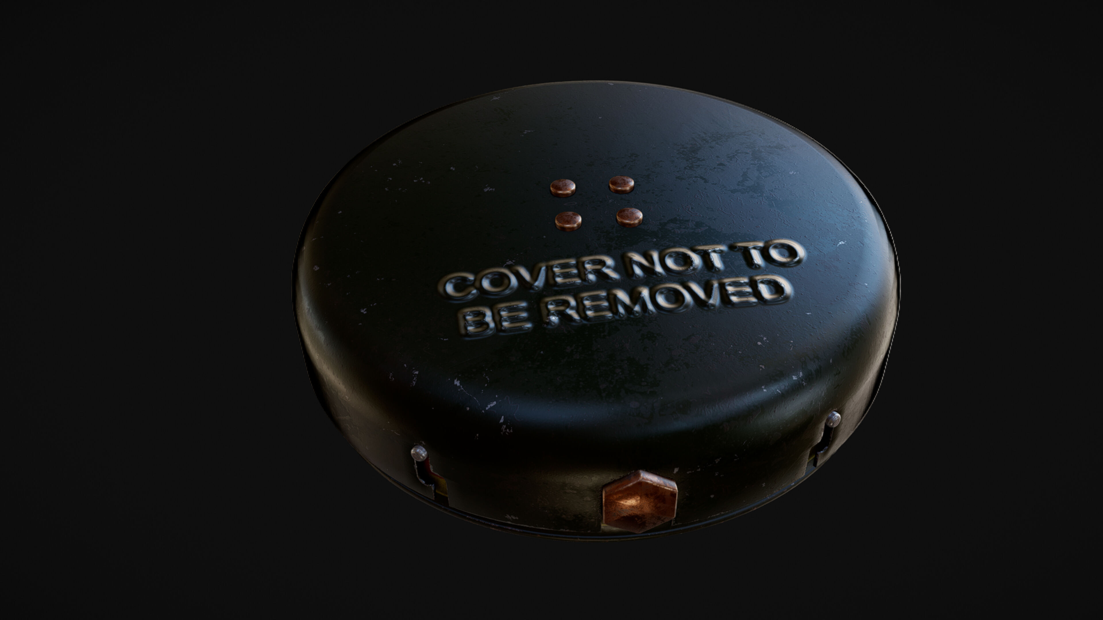 British Mk2 Anti-Tank Mine 3D model | CGTrader