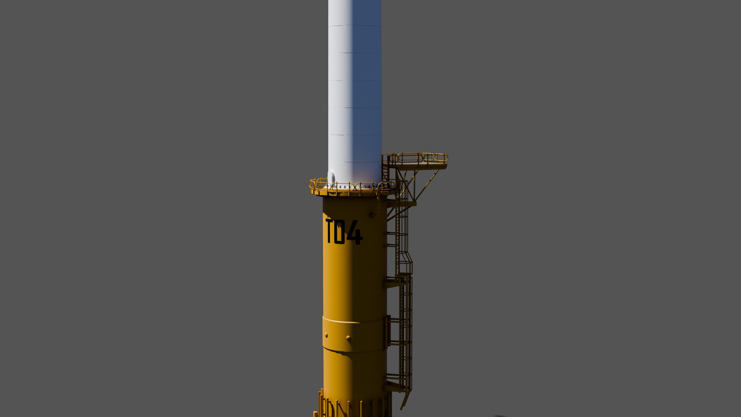 Offshore wind turbine 235 m radius free 3D model | CGTrader