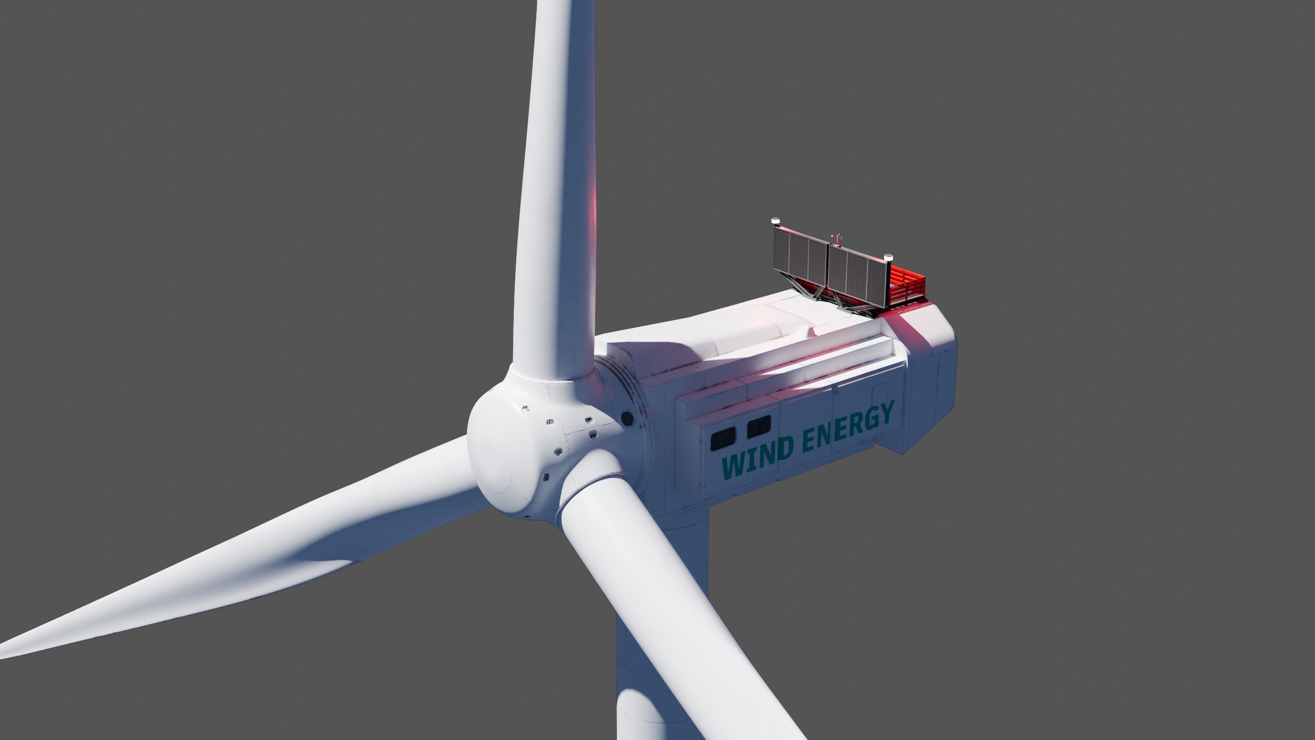 Offshore wind turbine 235 m radius free 3D model | CGTrader