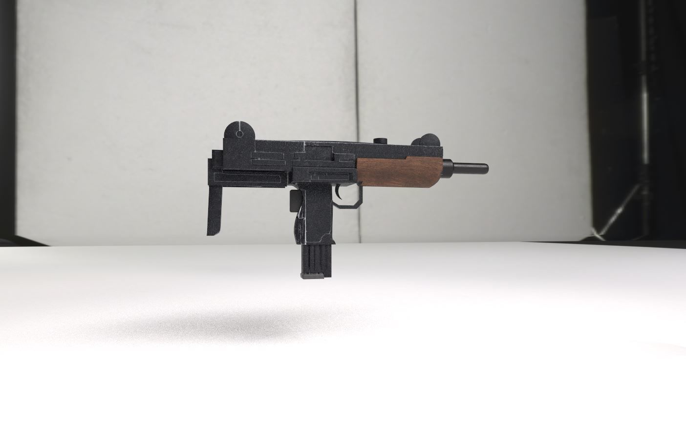 Mid detailed UZI free 3D model | CGTrader
