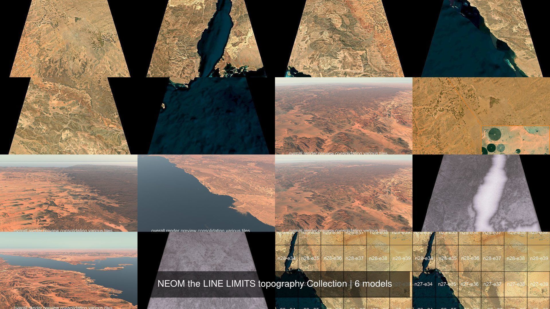 NEOM the LINE LIMITS topography Collection | CGTrader