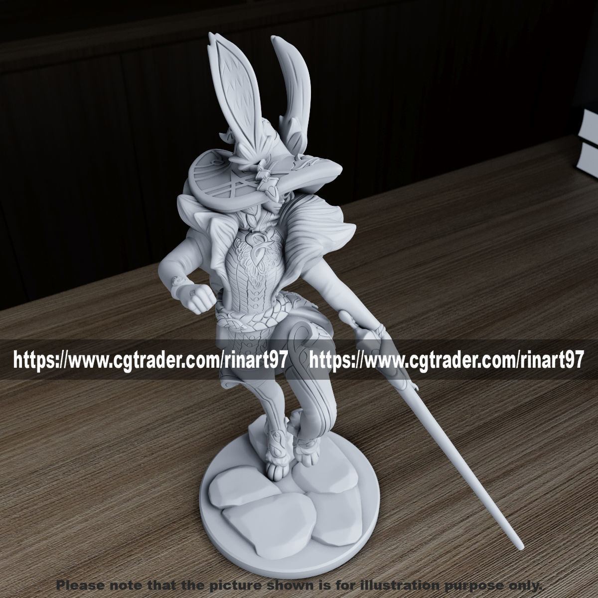 Aurora 3D print model from League of Legends 3D model 3D printable ...