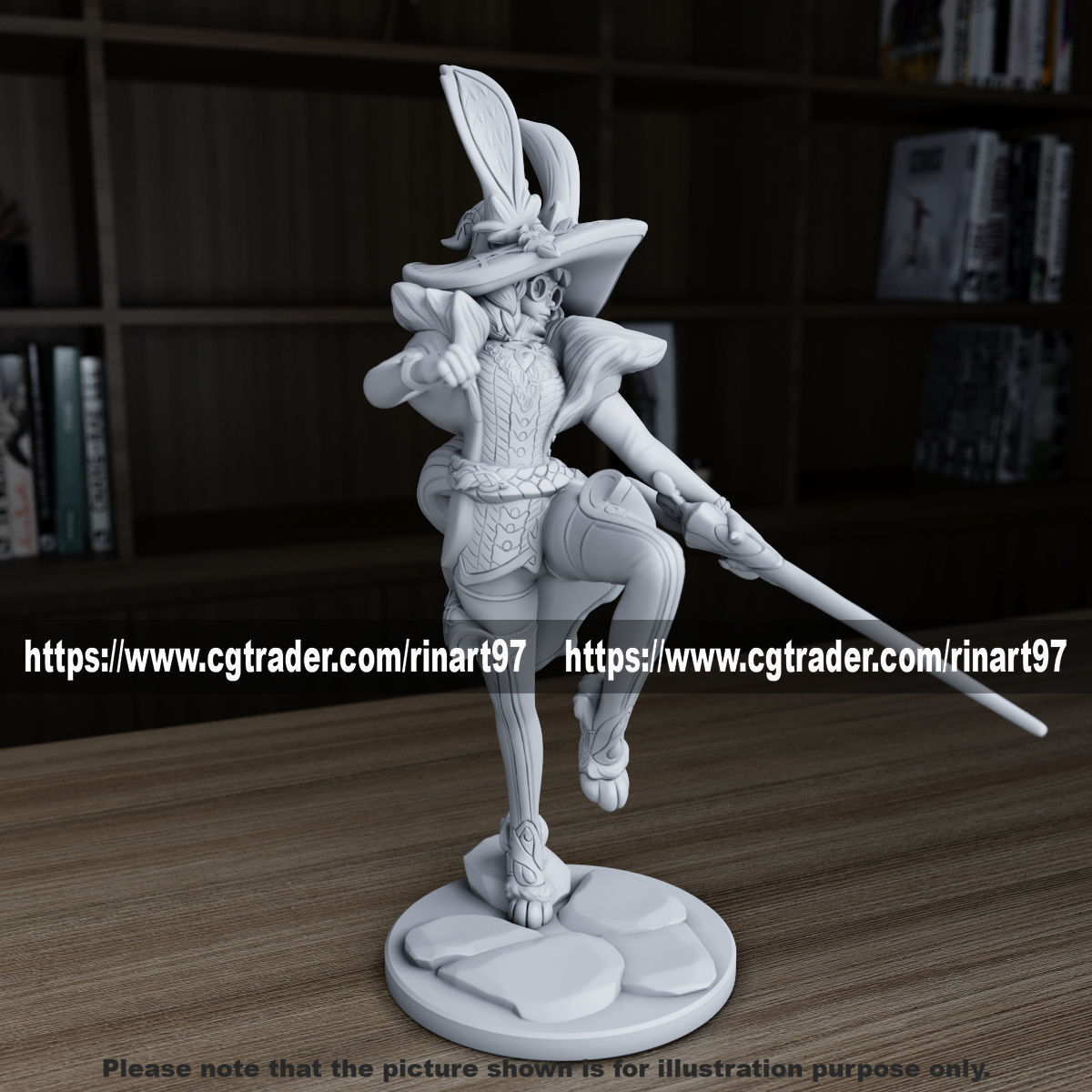 Aurora 3D print model from League of Legends 3D model 3D printable ...