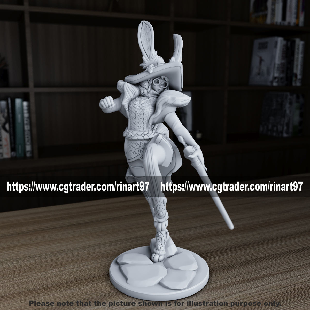 Aurora 3D print model from League of Legends 3D model 3D printable ...