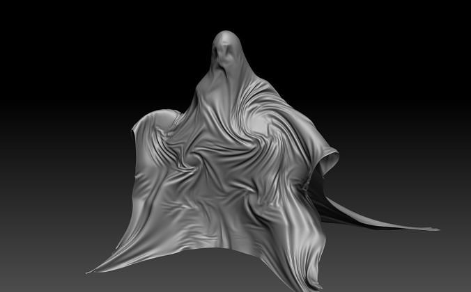 Cloth Ghost free 3D model | CGTrader