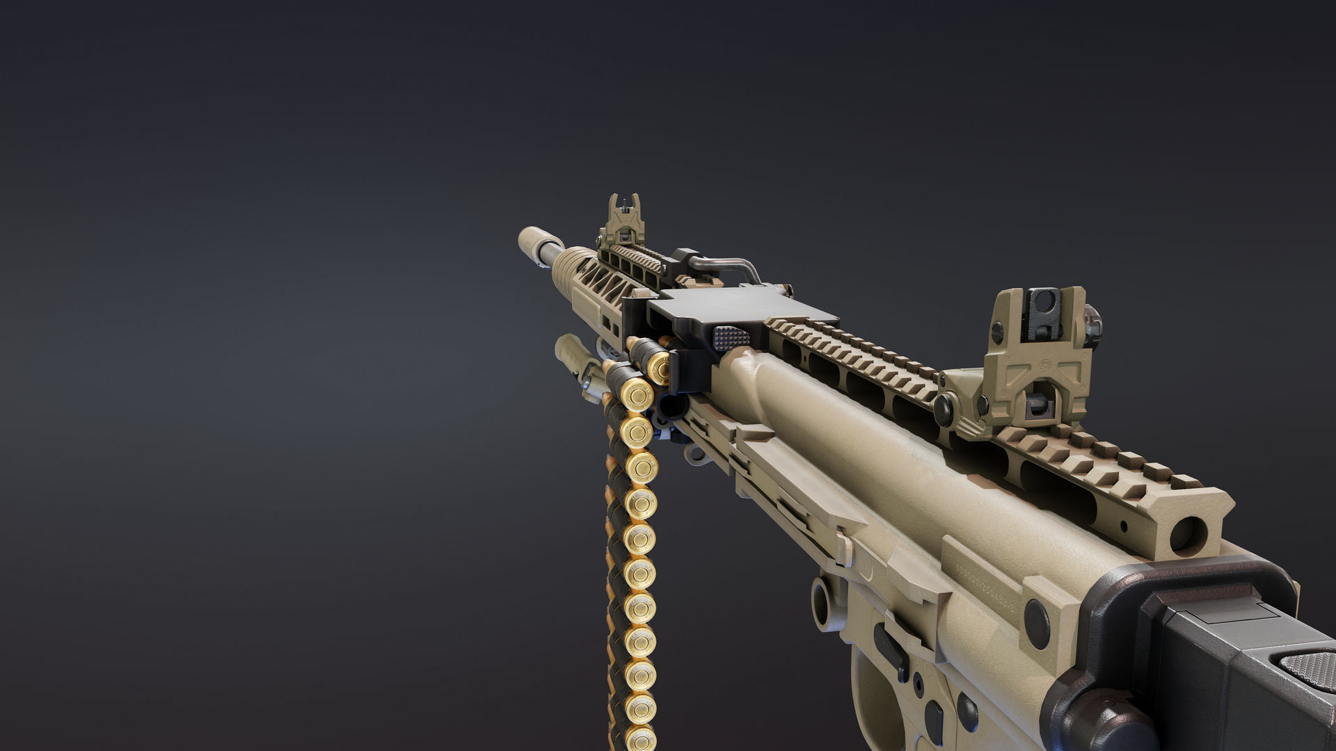 3D model REAPR Machine Gun VR / AR / low-poly | CGTrader