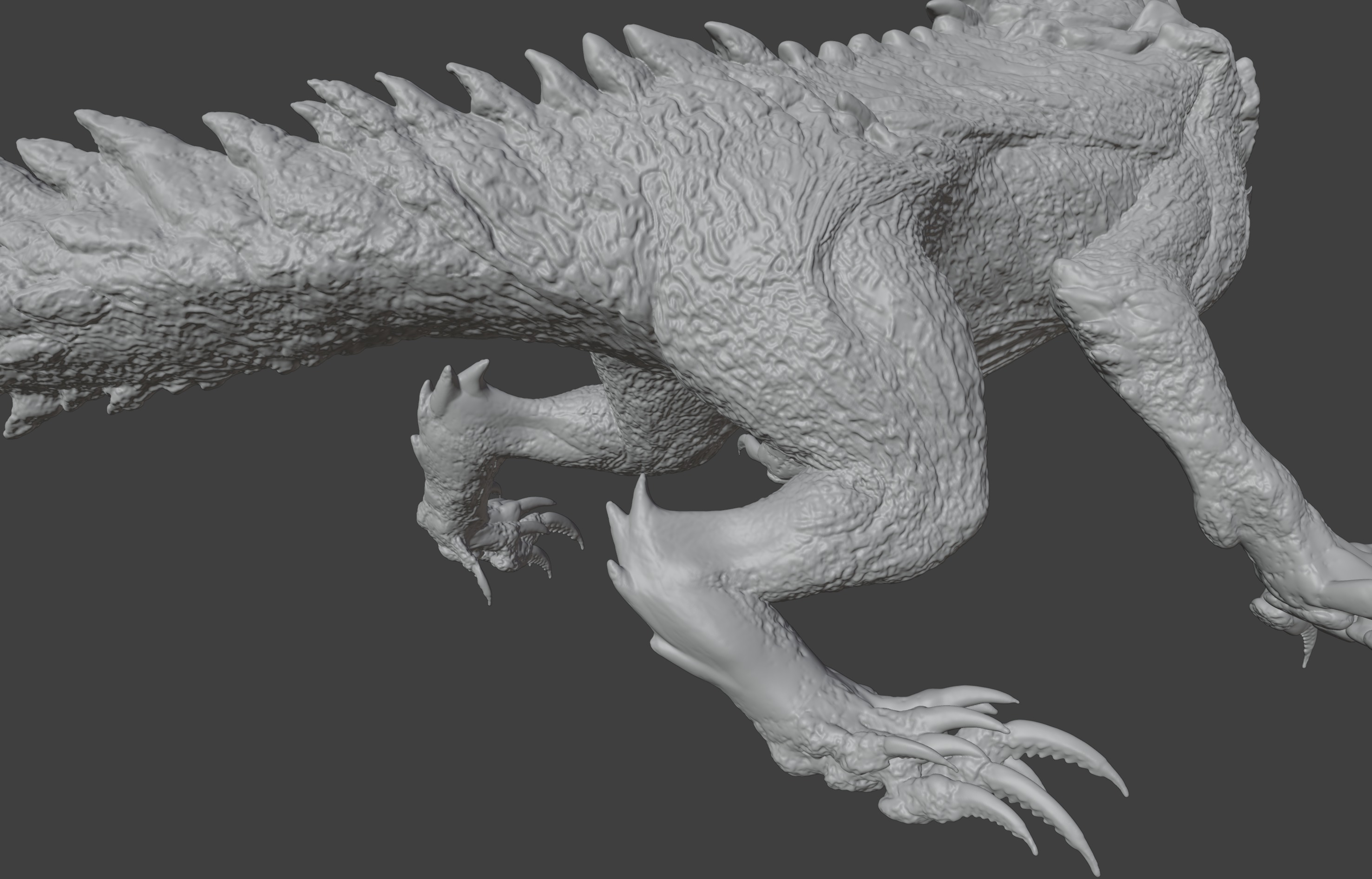 Ebony Odogaron - Monster Hunter World 3D model 3D printable | CGTrader