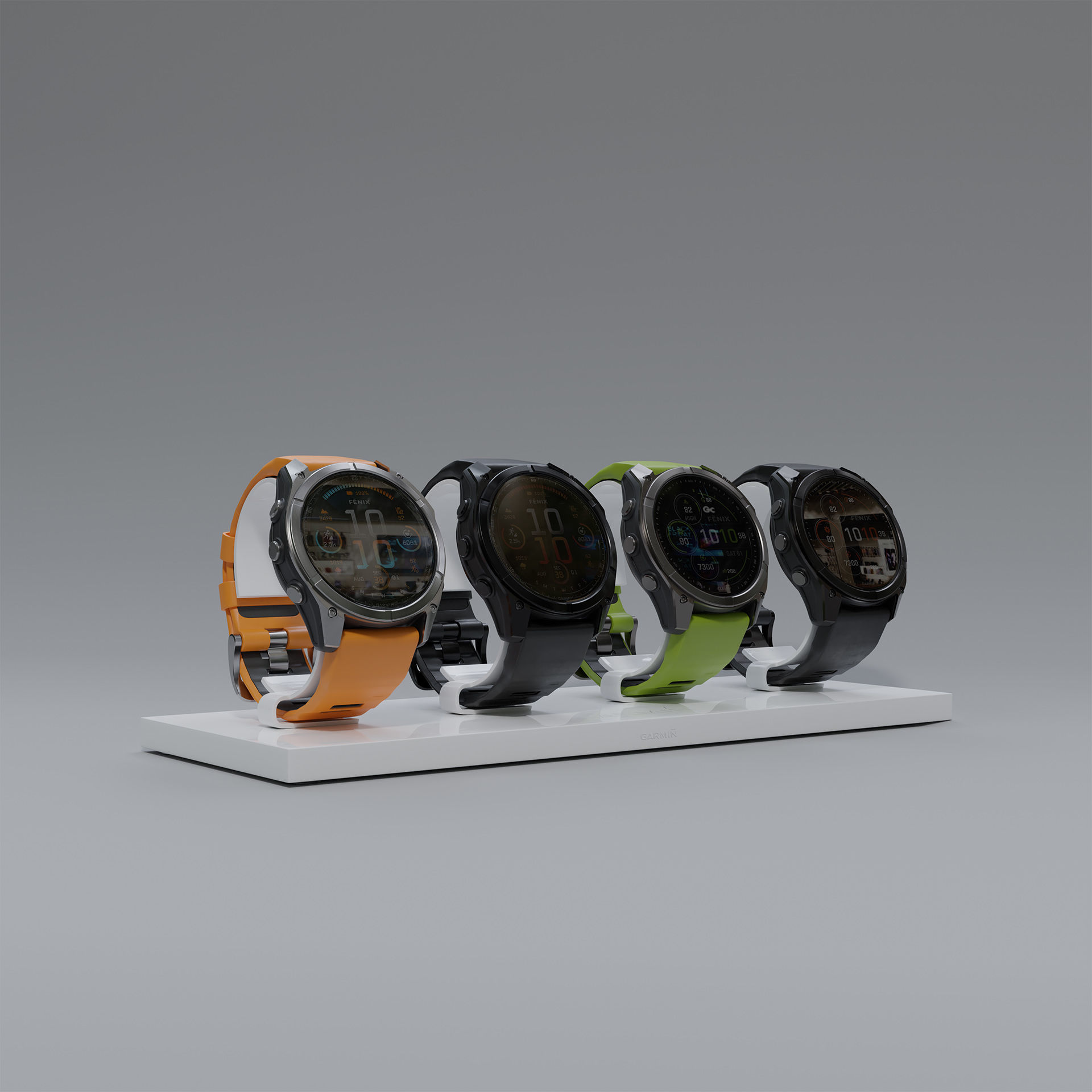 Garmin Fenix 8 3D model animated rigged | CGTrader