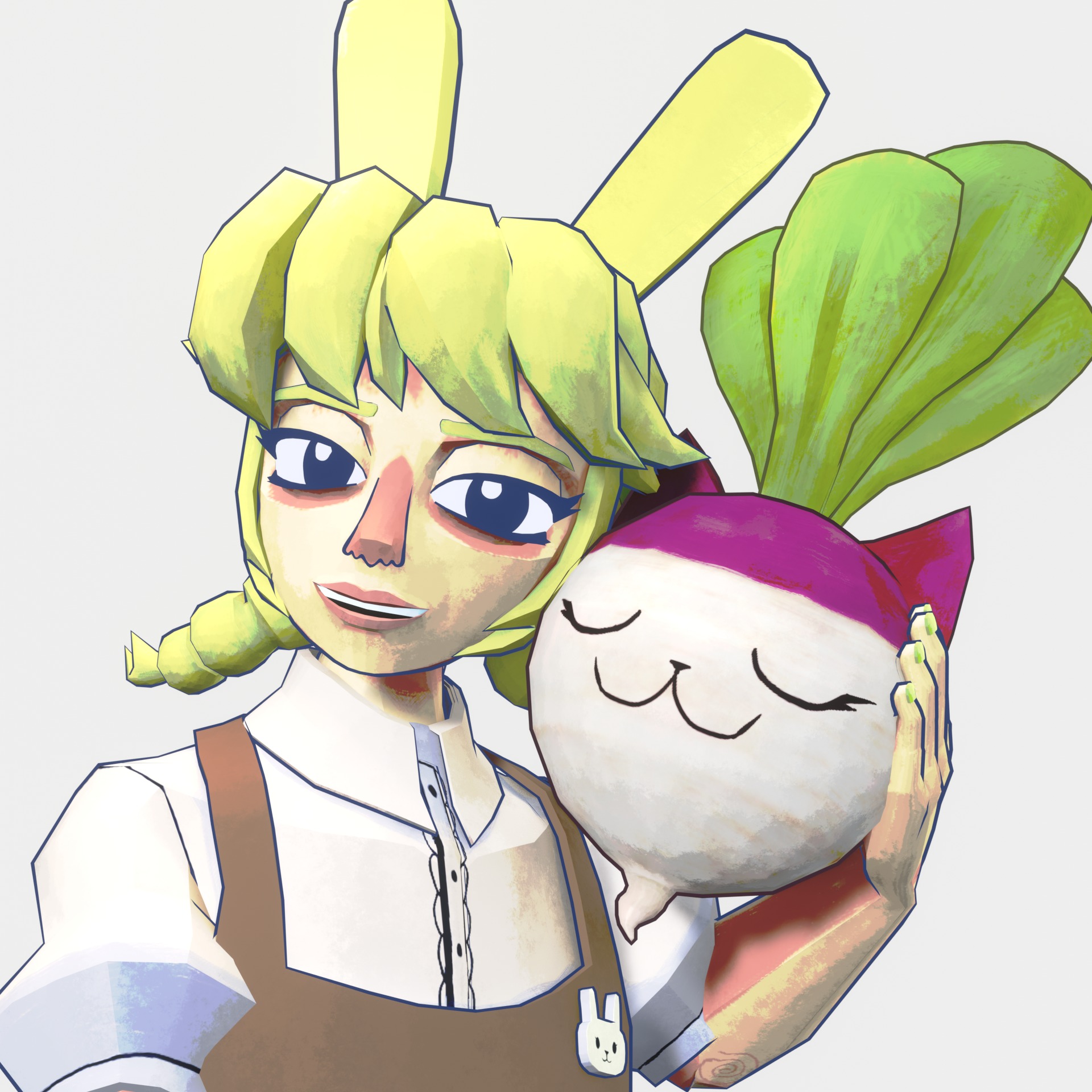 Strawburry oc free VR / AR / low-poly 3D model rigged | CGTrader