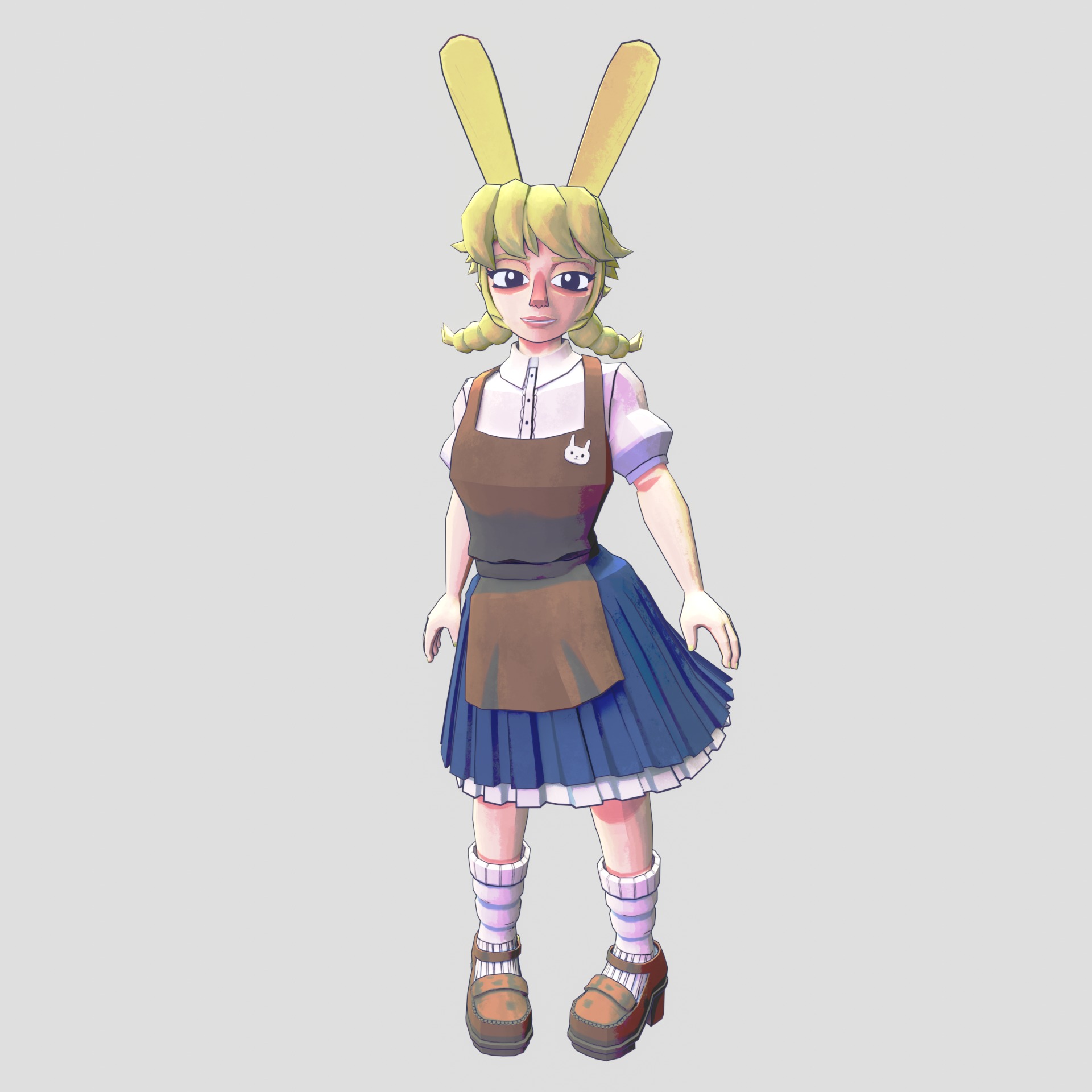 Strawburry oc free VR / AR / low-poly 3D model rigged | CGTrader