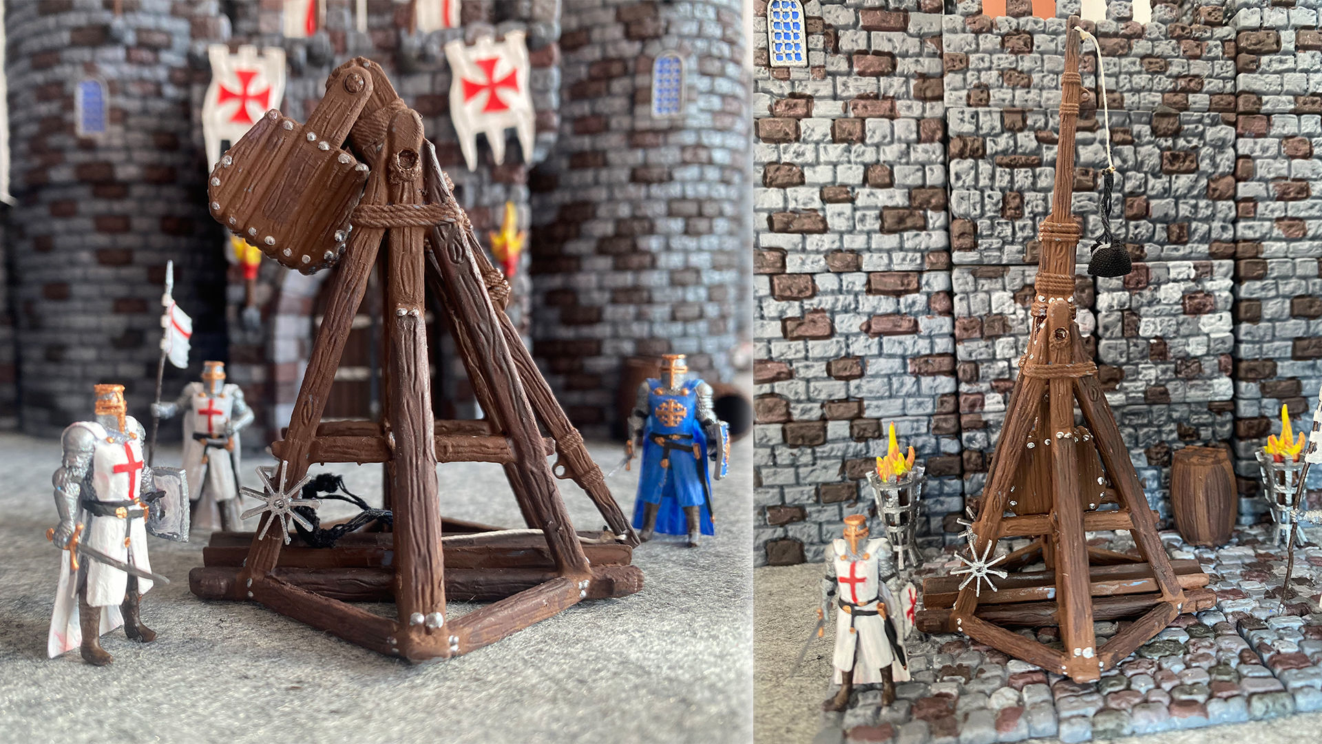 Siege machine Trebuchet 3D model 3D printable | CGTrader