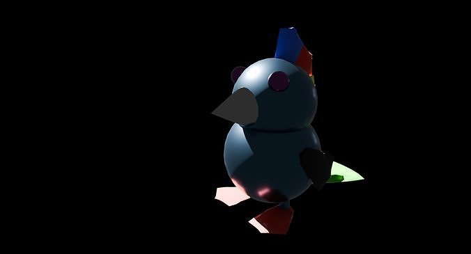 Birdie free 3D model | CGTrader