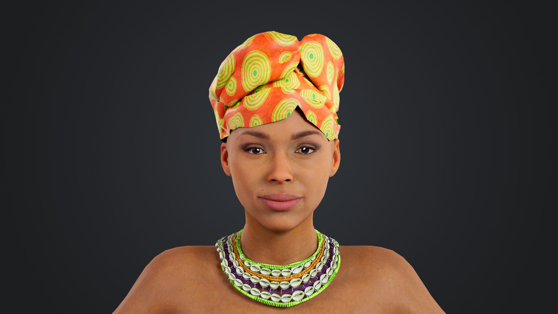 3D model African Women Rigged VR / AR / low-poly | CGTrader
