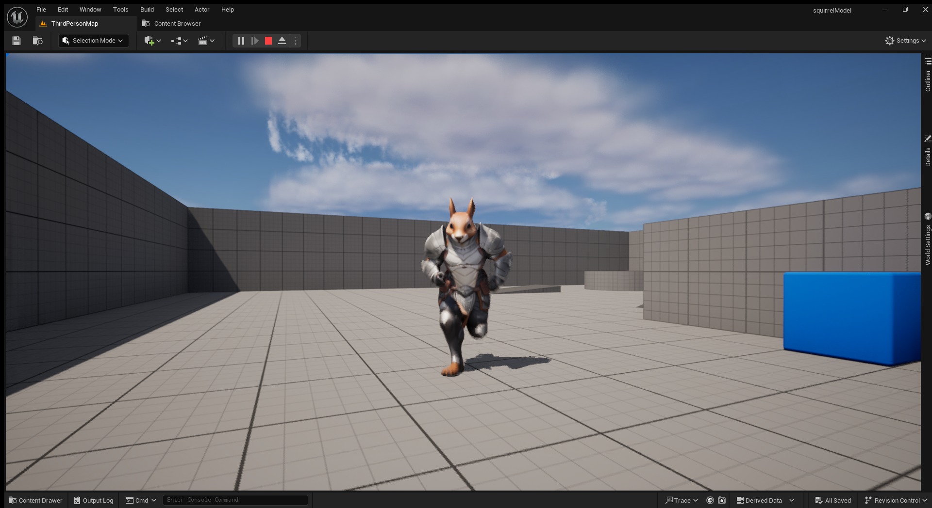 Big Warrior armor Squirrel Rigged 2500 Free animations tutorial 3D ...