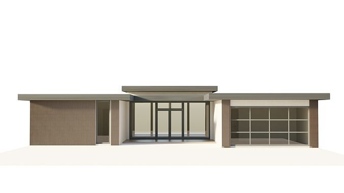 Modern Exterior House free 3D model | CGTrader