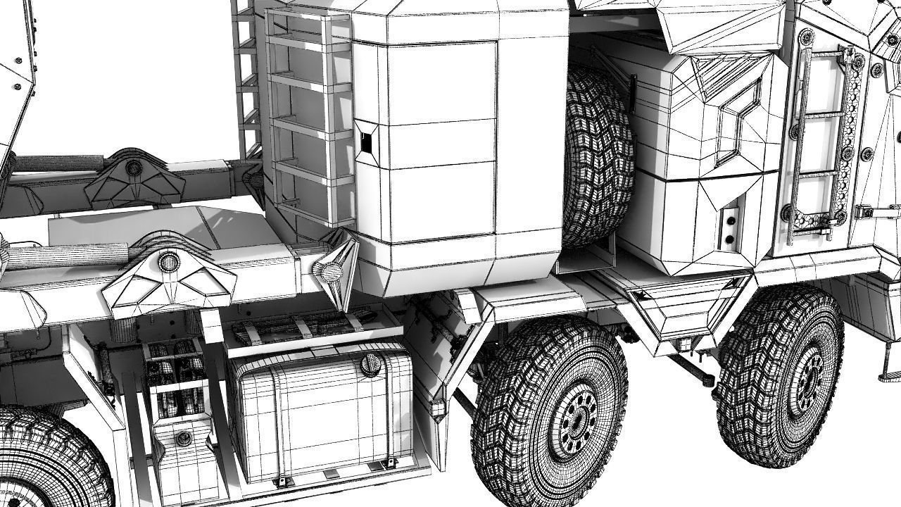 HX3 self propelled howitzer 3D model animated | CGTrader