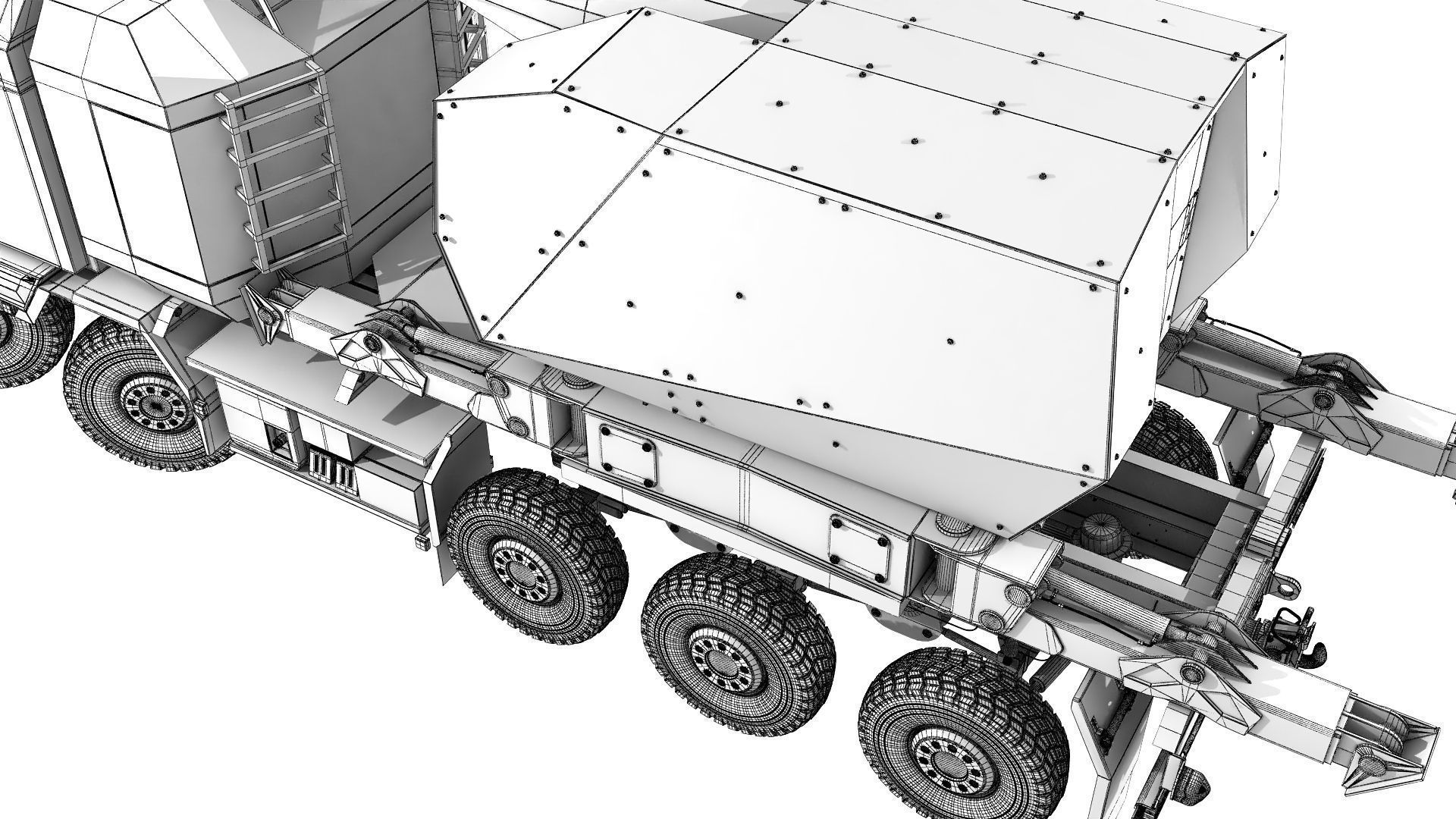 HX3 self propelled howitzer 3D model animated | CGTrader