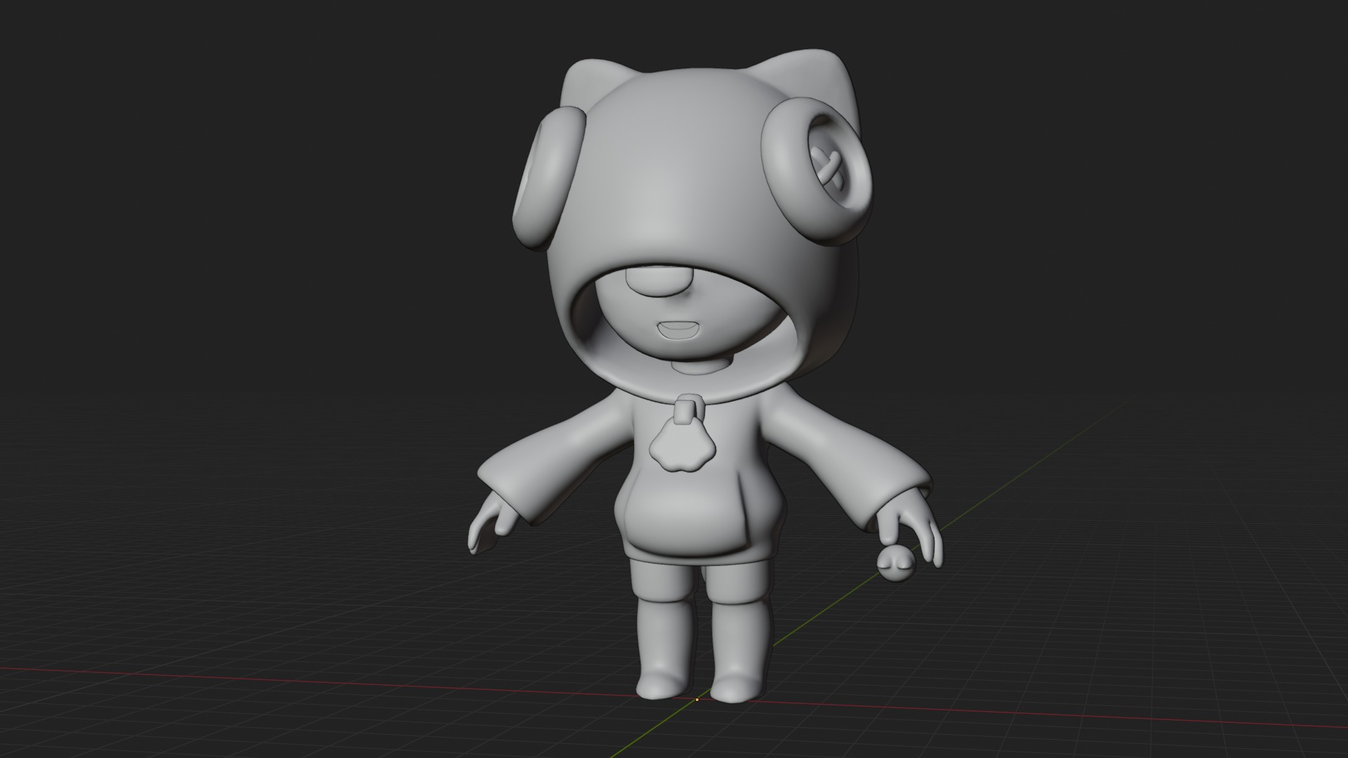 leon from brawl stars 3D model | CGTrader