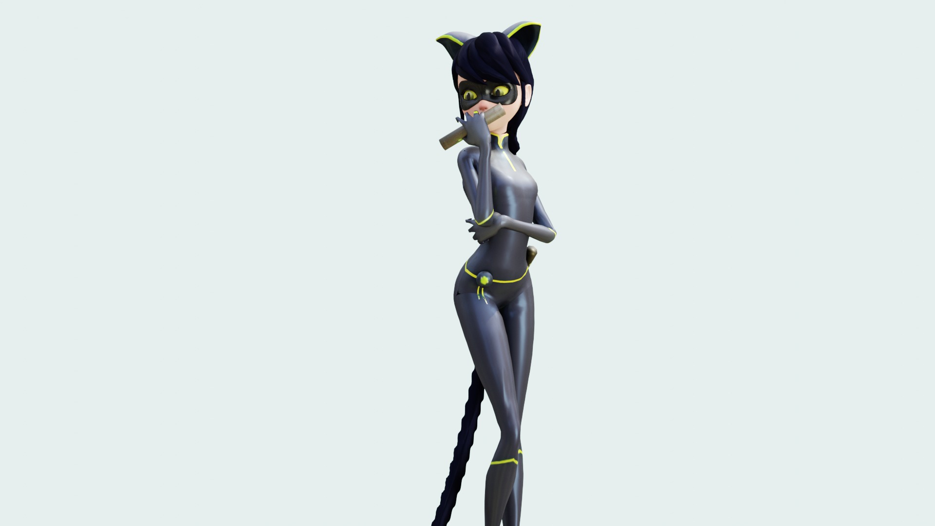 3D model Lady Noir Ladybug Marinette Miraculous VR / AR / low-poly ...