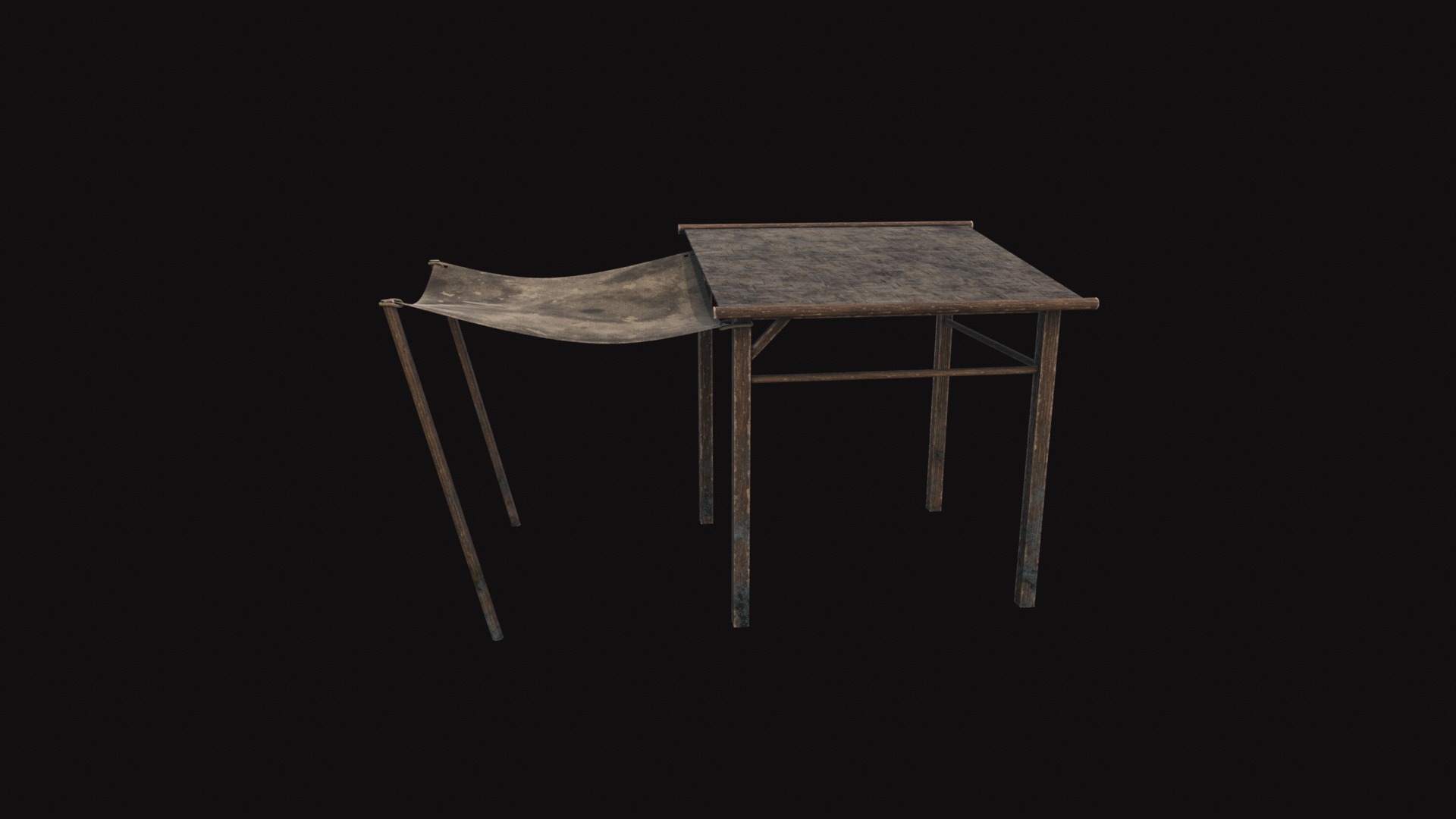 3D model Medieval Butcher Stall VR / AR / low-poly | CGTrader
