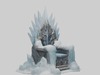 3D model Ice throne Model VR / AR / low-poly | CGTrader