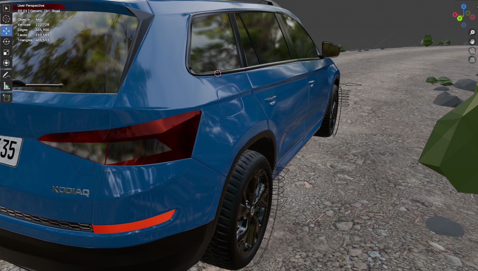 High Quality 3D Model of Skoda Kodiaq 2016 Realistic Game Ready free VR ...