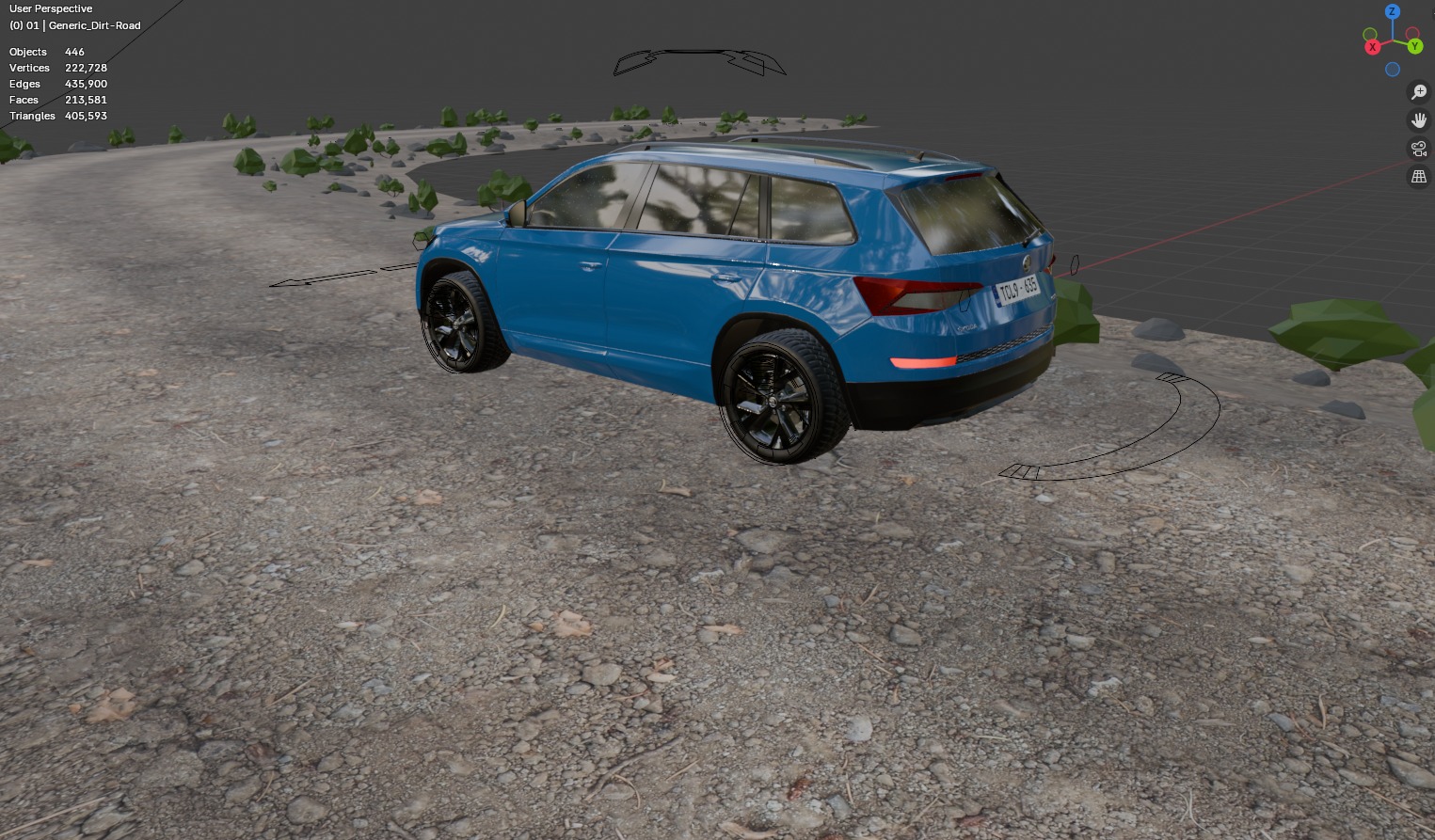 High Quality 3D Model of Skoda Kodiaq 2016 Realistic Game Ready free VR ...