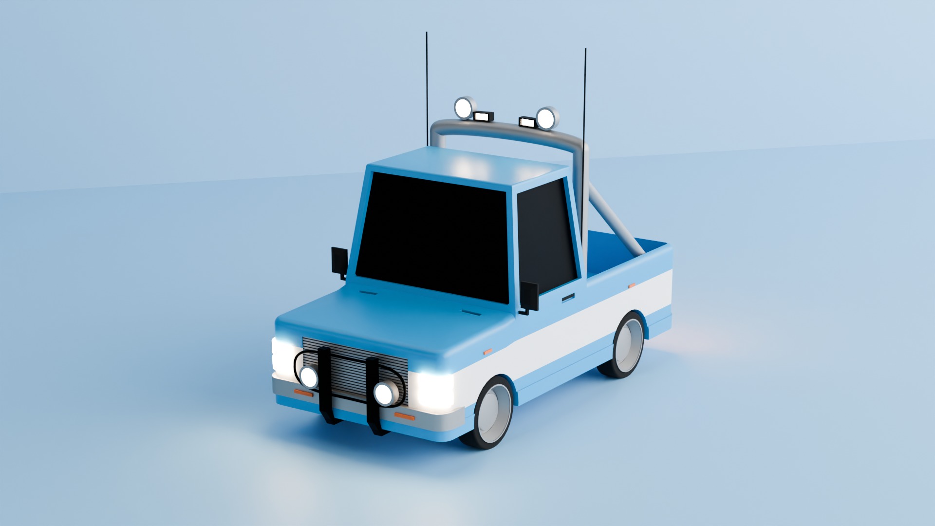 Stylized Vehicle 3D Model free VR / AR / low-poly 3D model | CGTrader