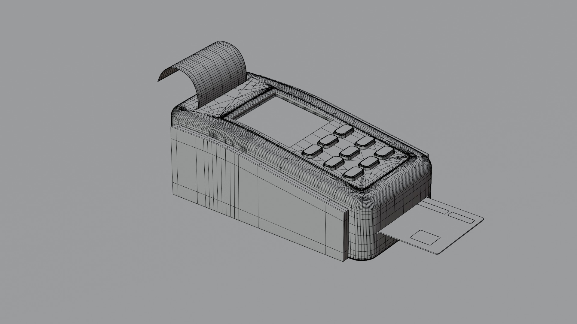 POS machine free VR / AR / low-poly 3D model | CGTrader