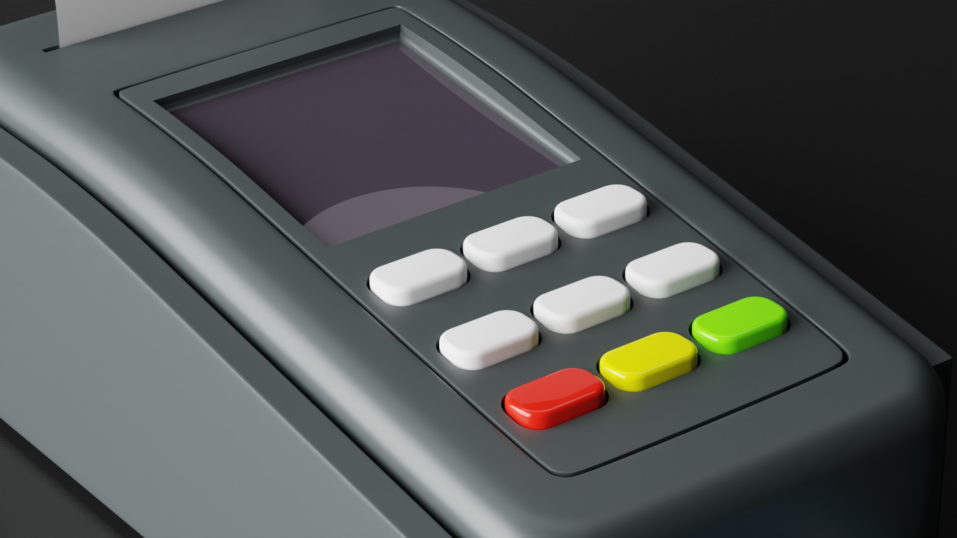 POS machine free VR / AR / low-poly 3D model | CGTrader