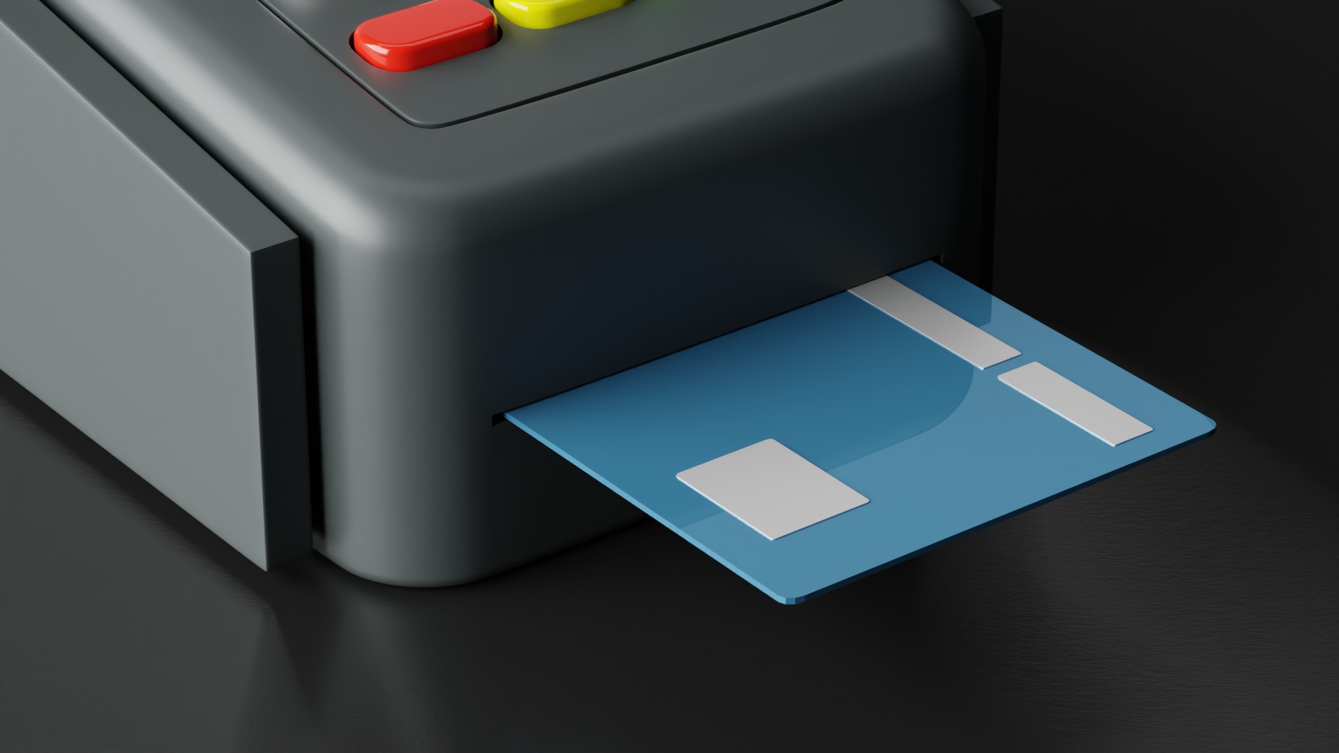 POS machine free VR / AR / low-poly 3D model | CGTrader