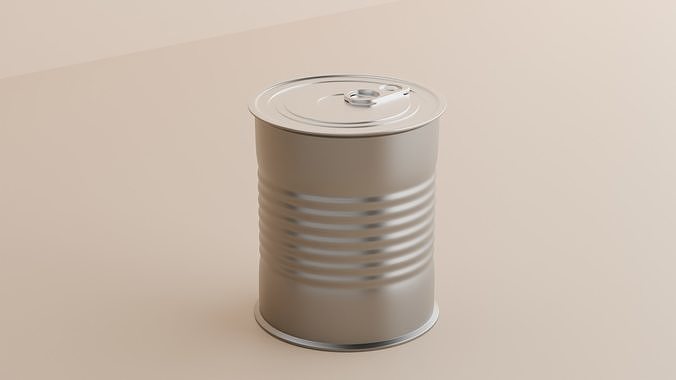 Tin Can free VR / AR / low-poly 3D model | CGTrader