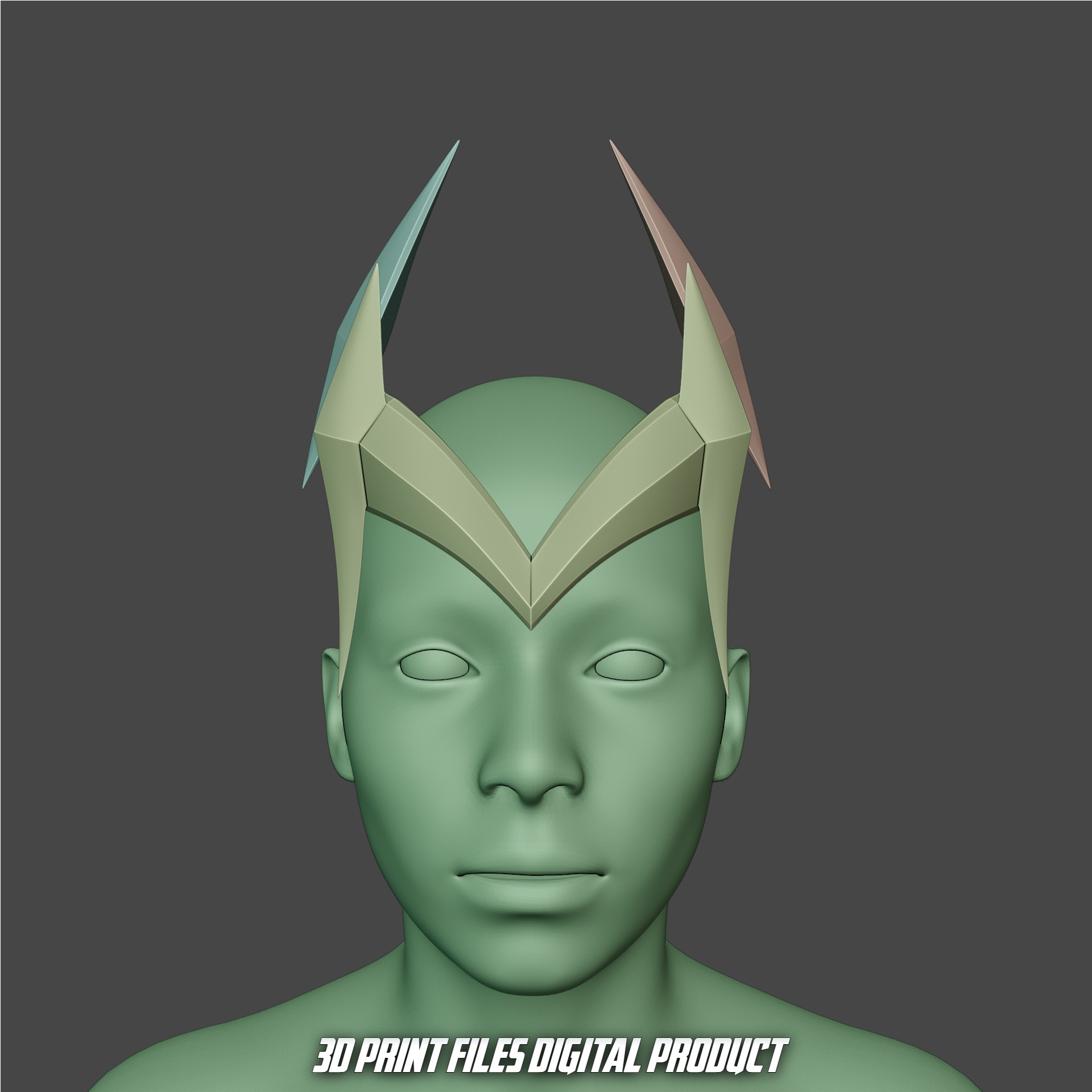 Red Witch Crown Marvel Rivals 3D model 3D printable | CGTrader