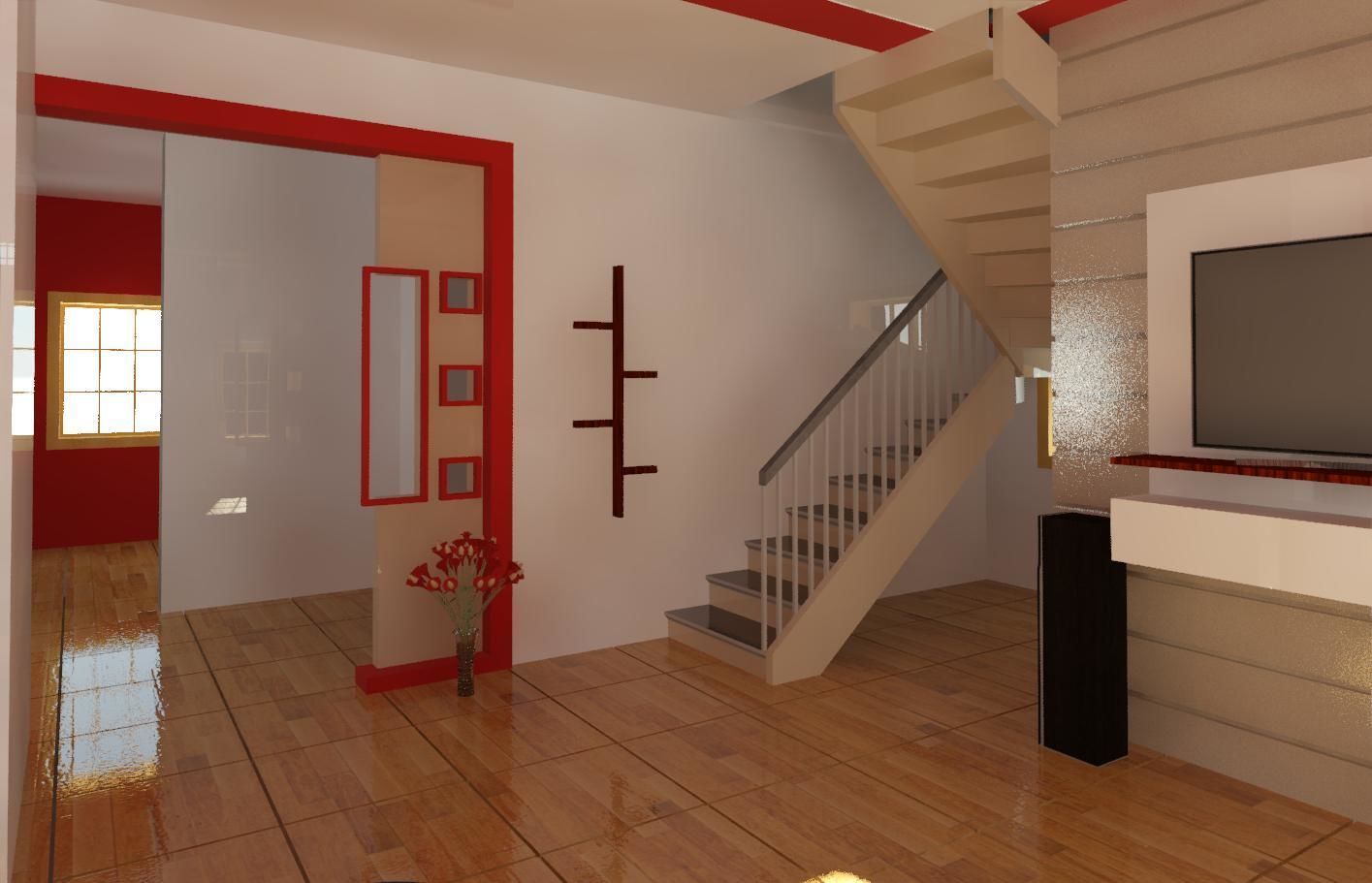 SIMPLE HOUSE INTERIOR AND EXTERIOR DESIGN REVIT free 3D model animated ...