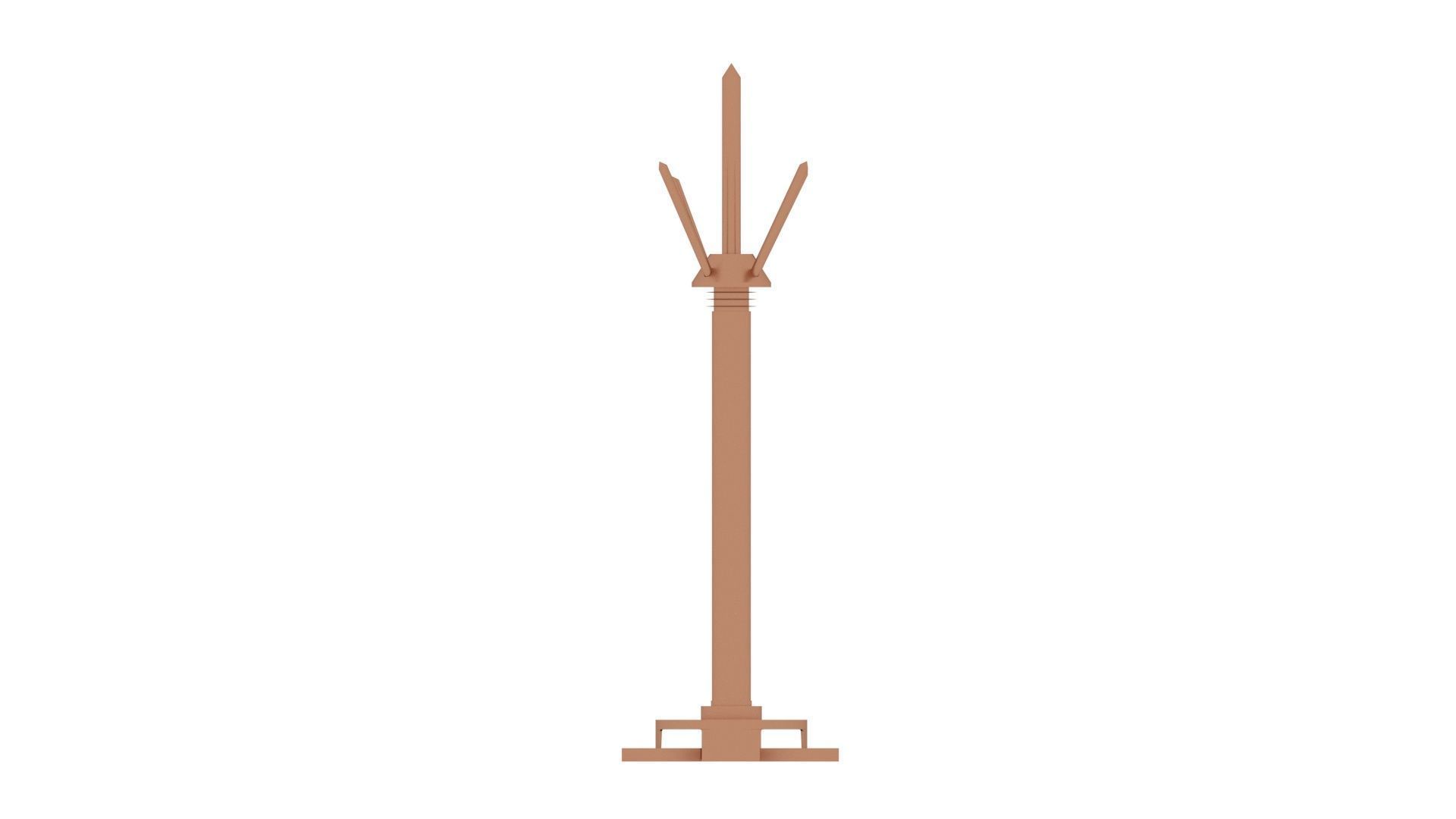 Lightning Rod 3D model | CGTrader