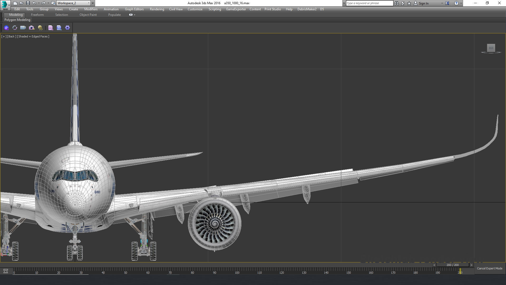 3D model Airbus A350 1000 Home livery VR / AR / low-poly | CGTrader