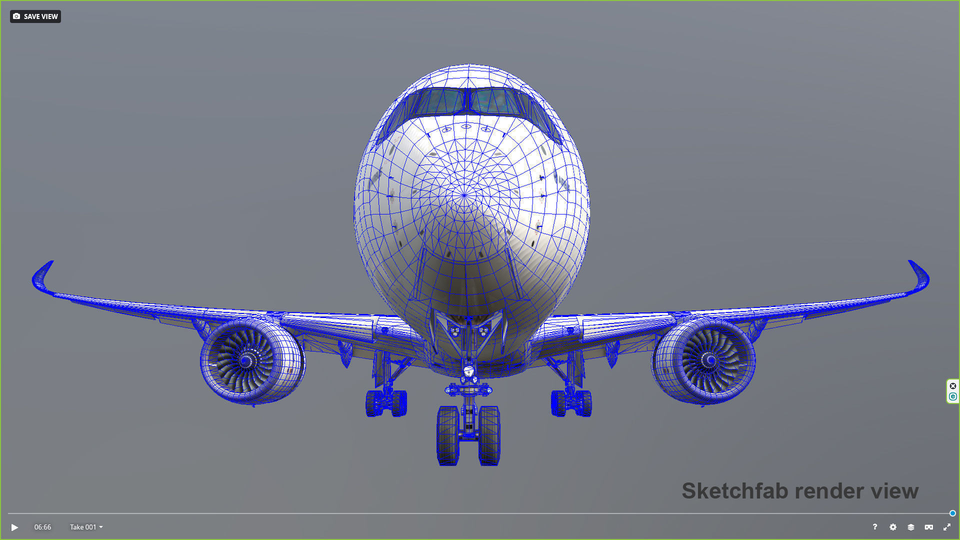 3D model Airbus A350 1000 Home livery VR / AR / low-poly | CGTrader