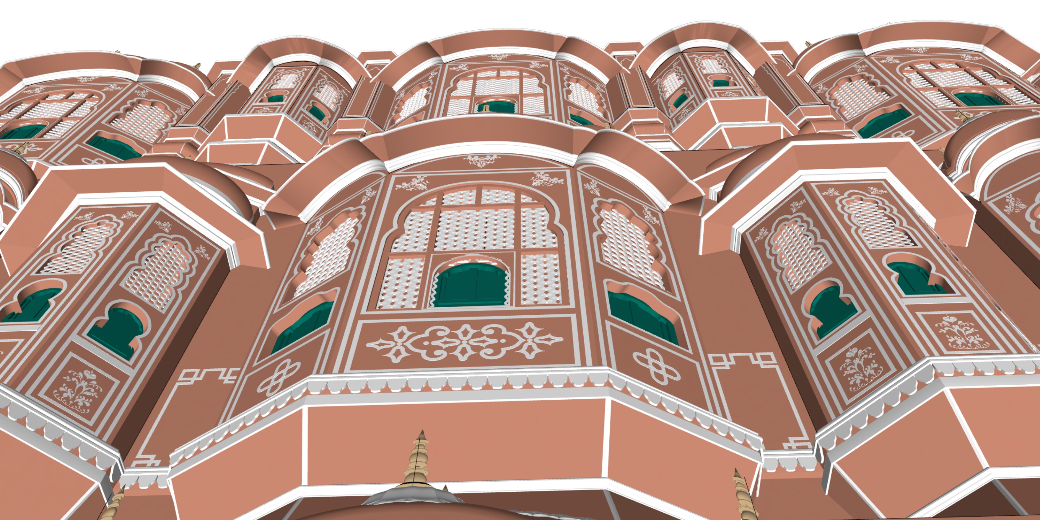 Hawa Mahal Jaipur 3D model | CGTrader
