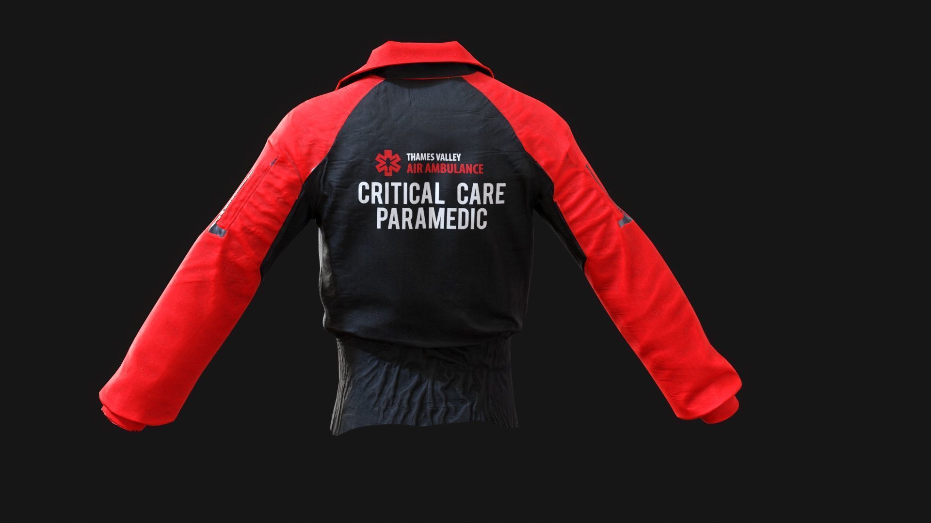 3D model Herts Air Paramedic Flight Suit BHECCS Ambulance Crew Uniform ...