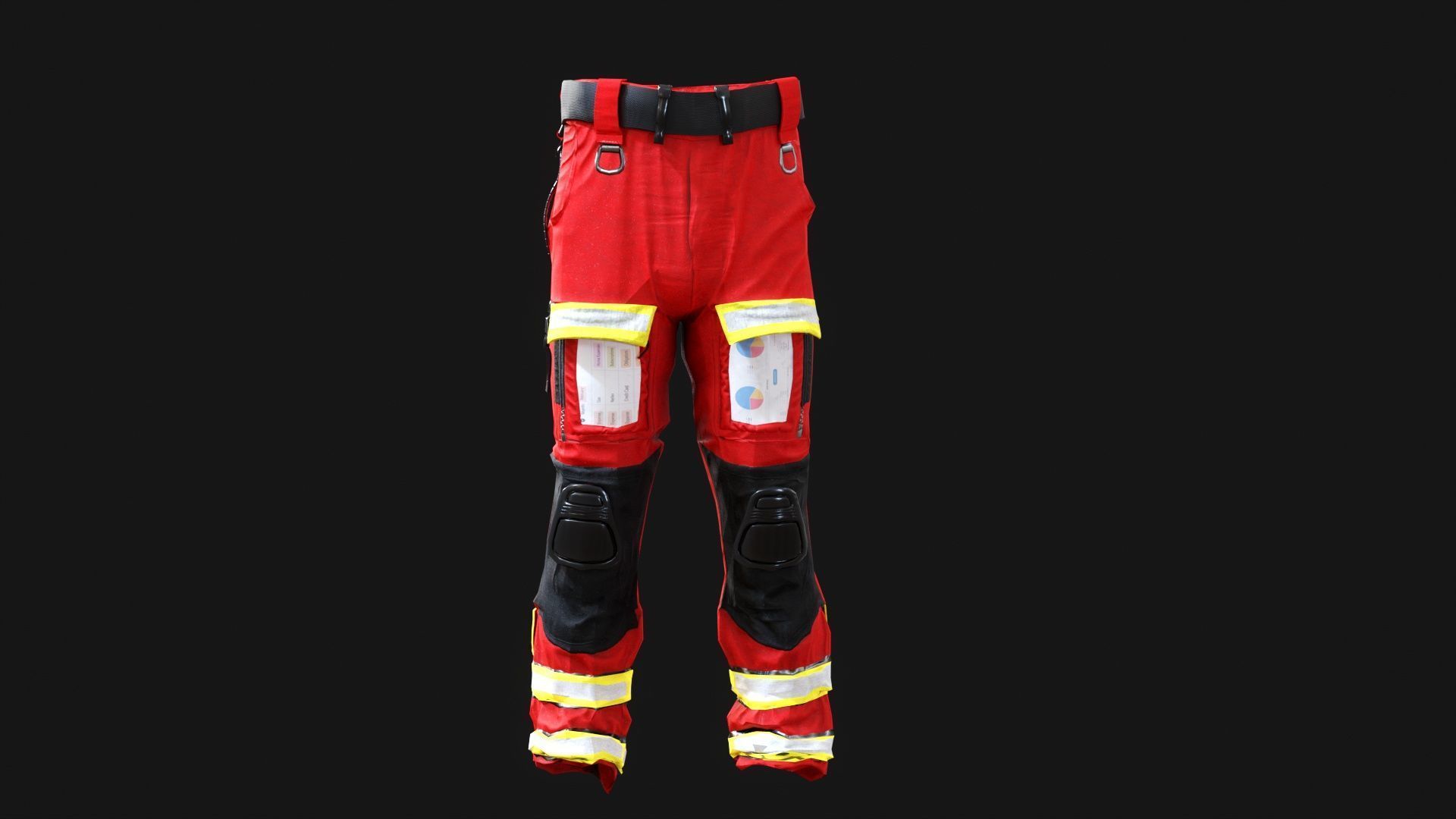 3D model Herts Air Paramedic Flight Suit BHECCS Ambulance Crew Uniform ...