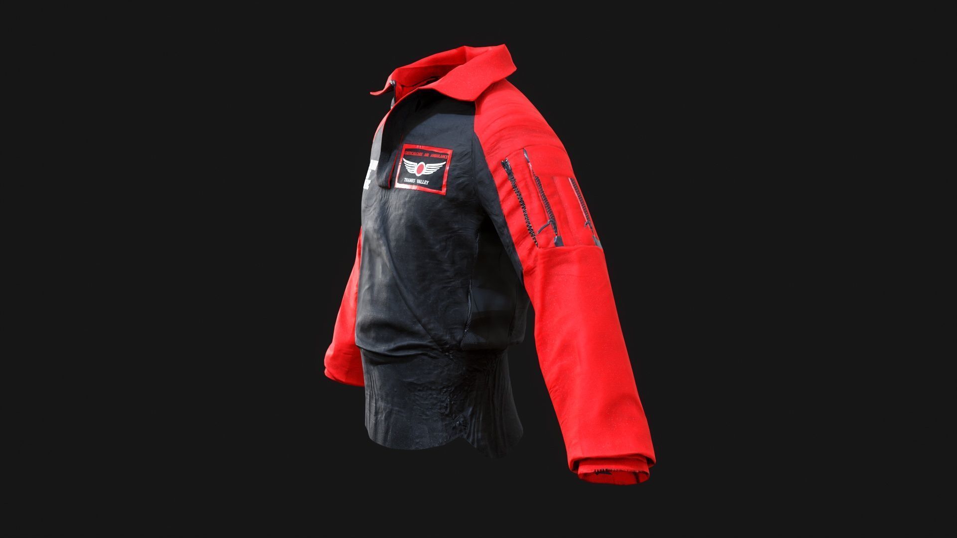 3D model Herts Air Paramedic Flight Suit BHECCS Ambulance Crew Uniform ...