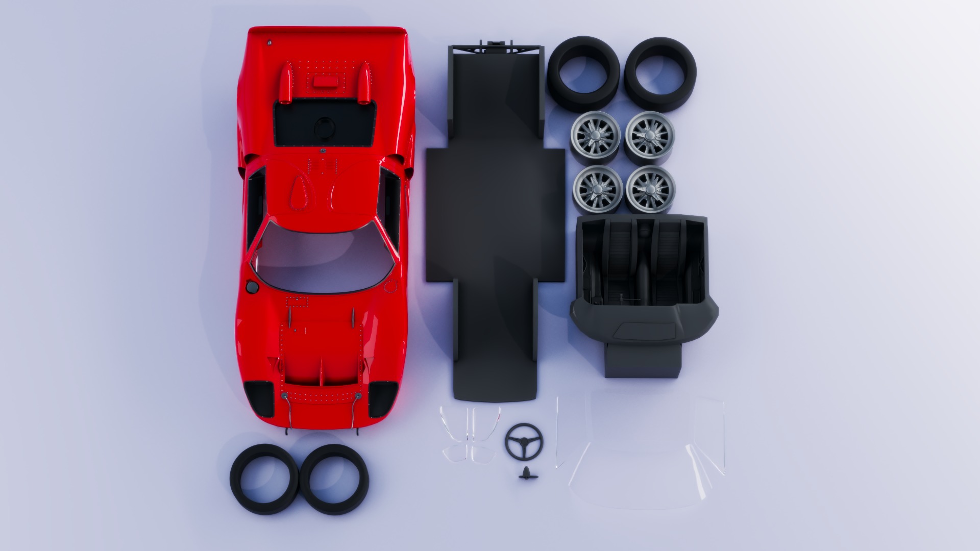 GT40 Mk II 1966 3D model 3D printable | CGTrader